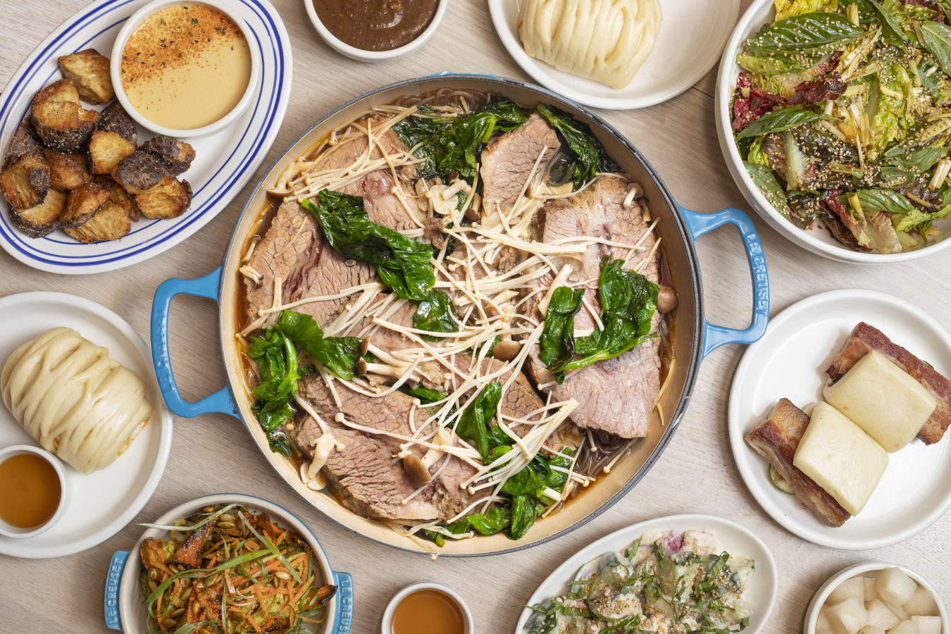 Food-Spread-Brisket-Andrew-Bezek | Noodle Bar – NY